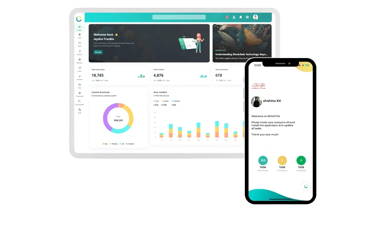 NOVOTAK - All-in-One Business Management Platform | Project Management Software